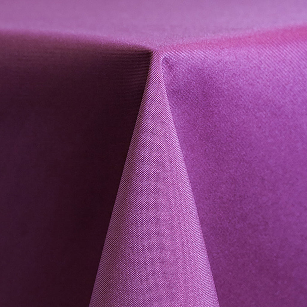 Plum Purple Solid Polyester Linen | Quest Events