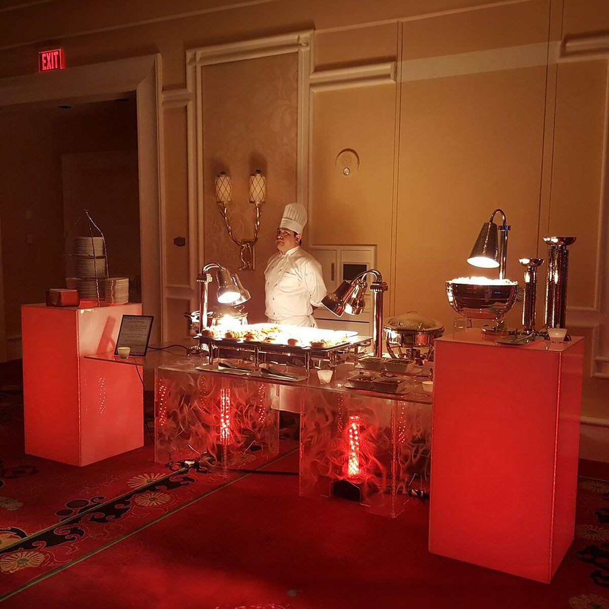 4' x 8' Acrylic Buffet Table | Quest Events