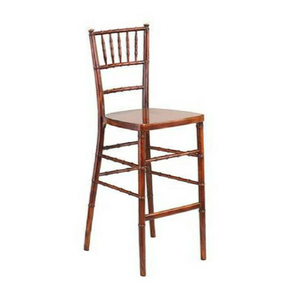 Chiavari Fruitwood Wood Barstool | Quest Events
