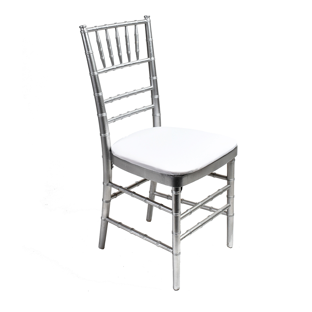 Chiavari Silver Resin Chair | Quest Events