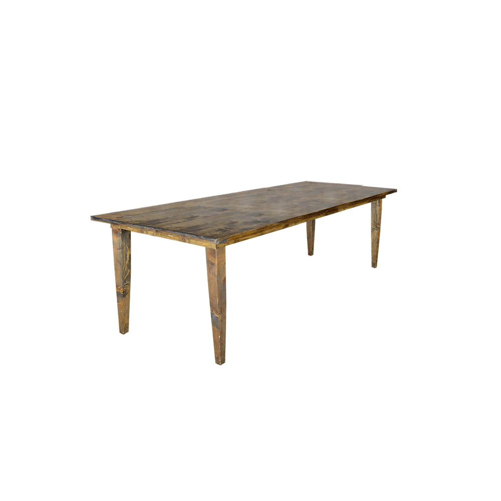 Farm Fruitwood Banquet Table - 8' x 40" | Quest Events