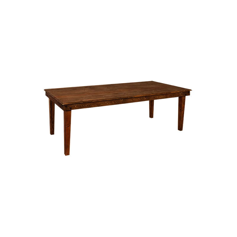 Farm Wood Banquet Table - 8' x 40" | Quest Events