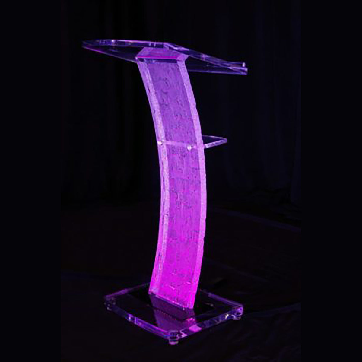 Crystal LED Lectern | Quest Events