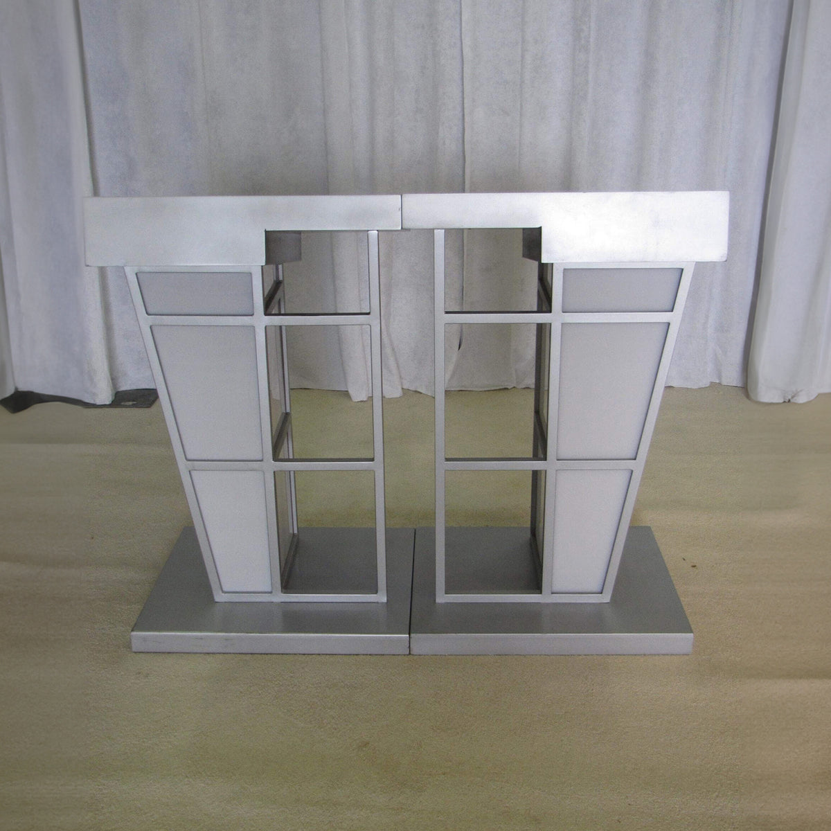 Modern Structural Double Podium | Quest Events