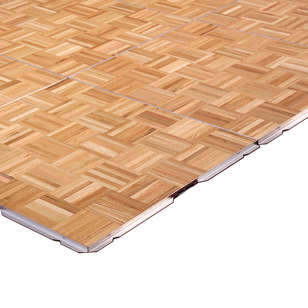 Oak Indoor Dance Floor - 3' x 3' Panel | Quest Events