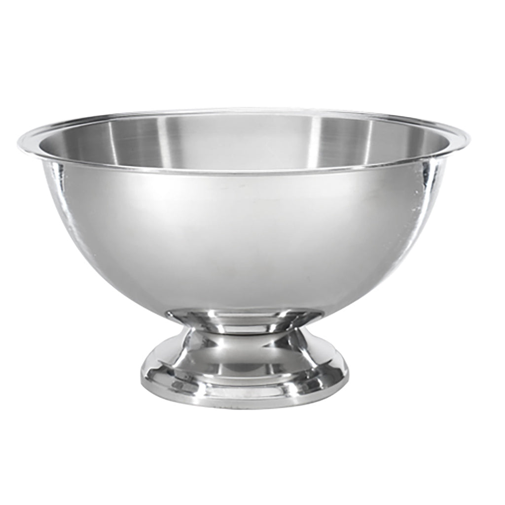 Punch Bowl w/ Pedestal Base - 5 gal Stainless Steel | Quest Events