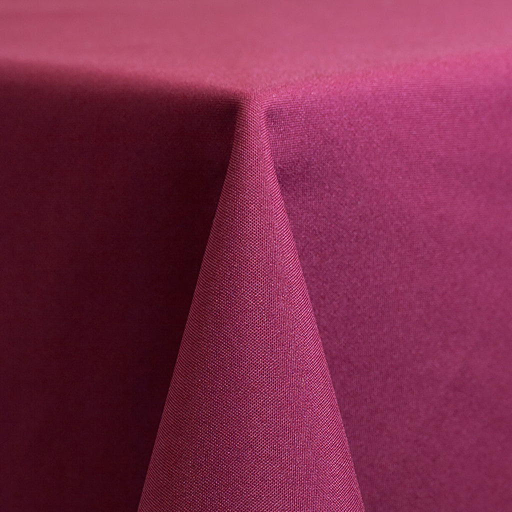 Raspberry Pink Solid Polyester Linen | Quest Events