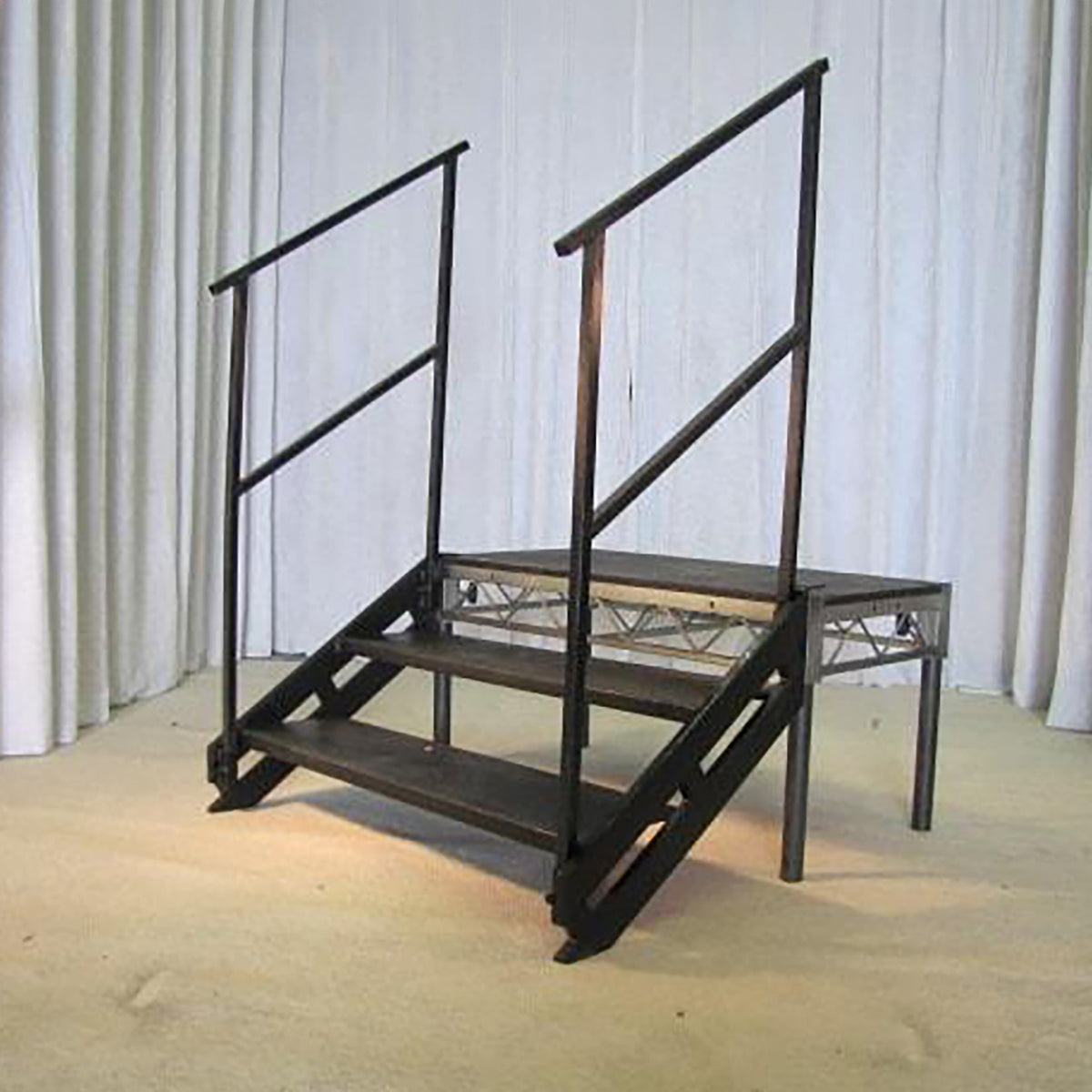 Metal Step Unit with Standard Safety Rails | Quest Events